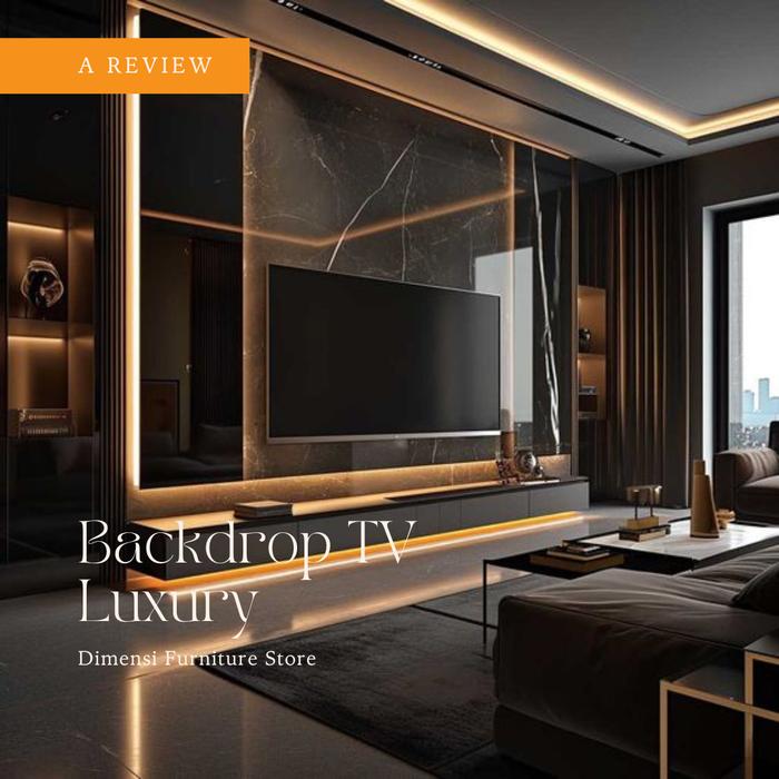 Jual Backdrop TV Luxury Bahan multiplek finishing HPL - Jakarta Timur ...