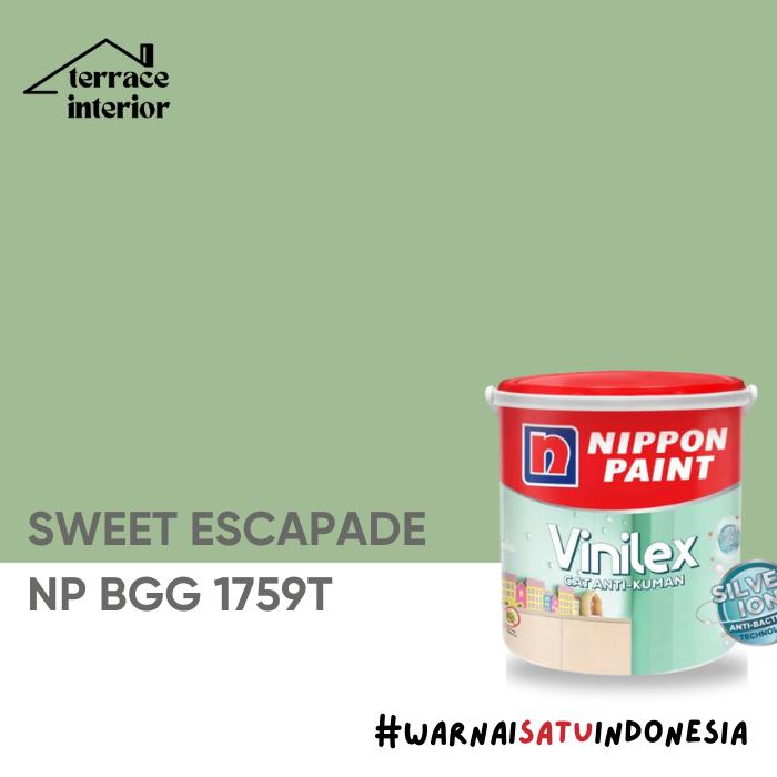 Jual Cat Tembok Vinilex Silver Ion Nippon Paint Interior Warna Hijau ...