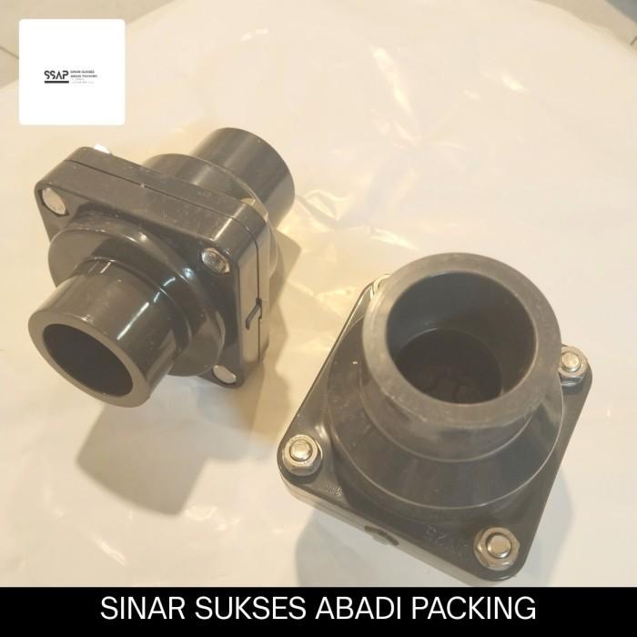 Jual Swing Check Valve PVC 1 1/2" inch / Klep Tabok UPVC - Jakarta ...