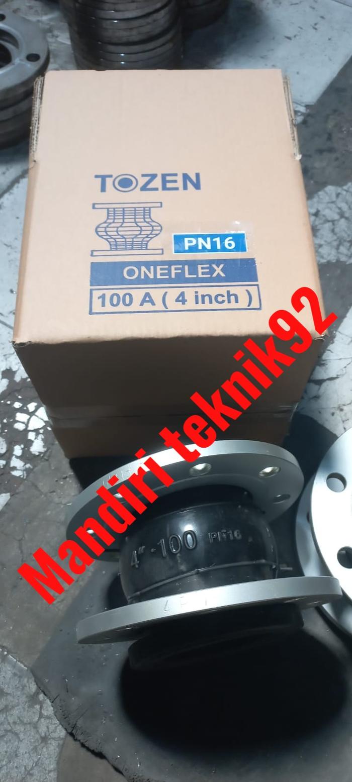Jual Tozen PN16 OneFlex 4 inch Flexible Rubber Joint Flange besi ...