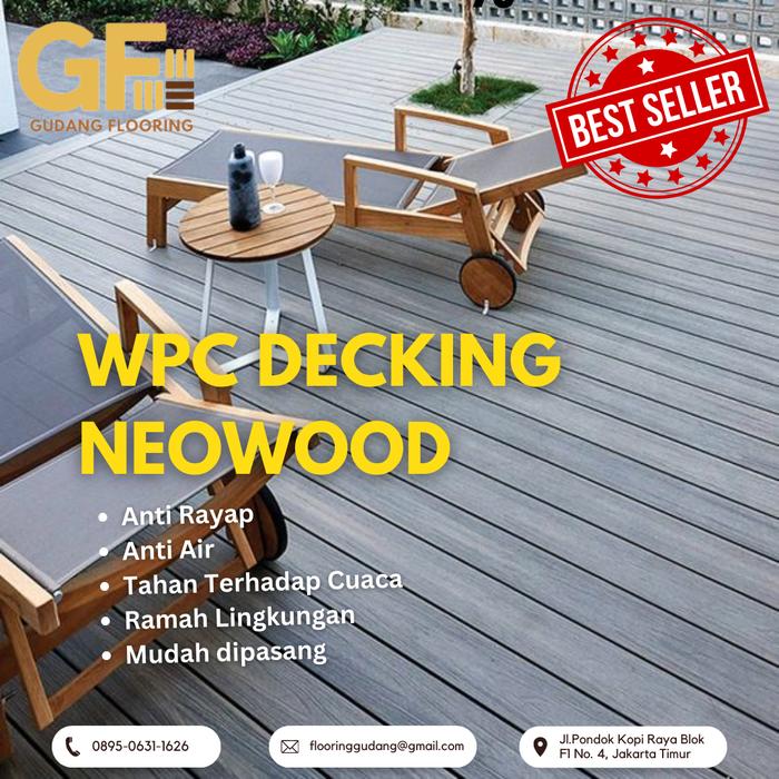 Jual DECKING WPC OUTDOOR NEOWOOD / LANTAI KOLAM / DECKING MOTIF KAYU ...