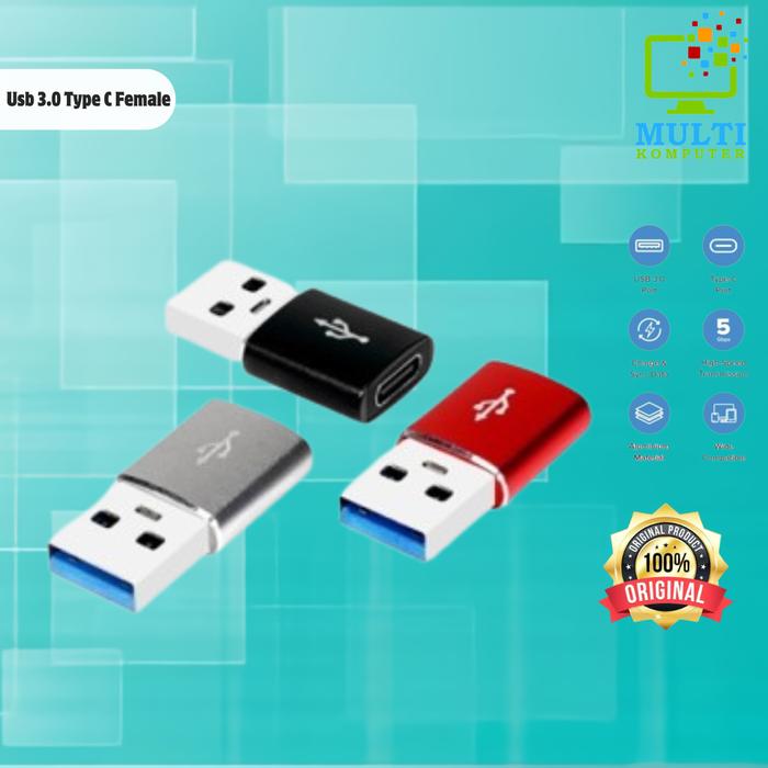 Jual Connector OTG NYK Usb 3.0 Type C Female - Jakarta Barat - MULTI KOMPUTER | Tokopedia