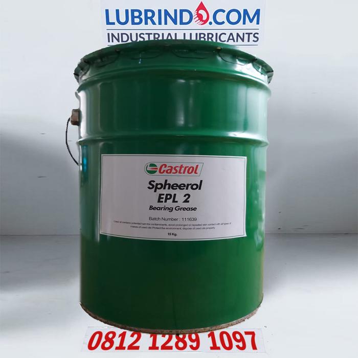 Jual GREASE CASTROL SPHEEROL EPL 2 Bearing Grease Lithium NLGI 2 Pail ...
