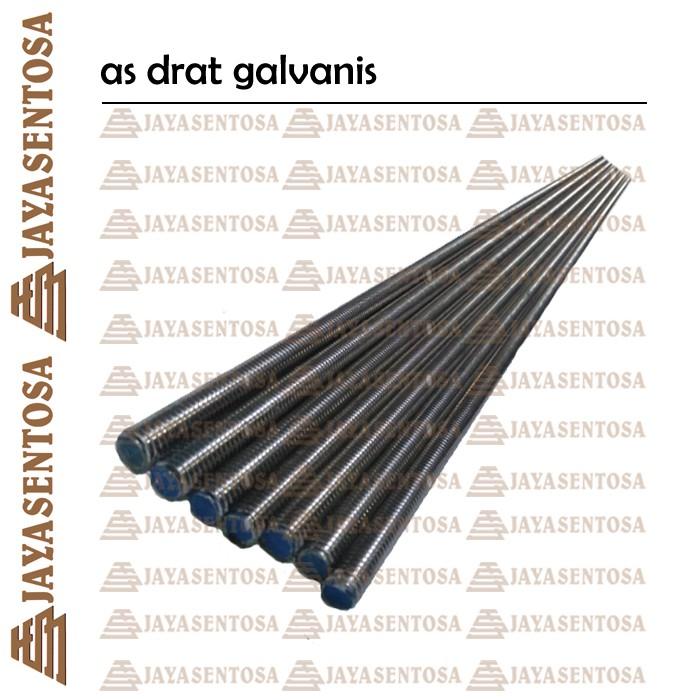 Jual as drat m16/ long drat m16/thread rod m16 galvanis 1.5 meter ...