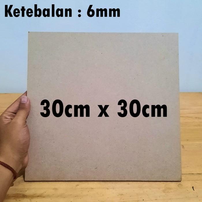 Jual Papan Kayu MDF Polos Ukuran 30x30 Tebal 6mm Papan Kayu Polos ...