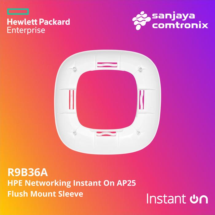Jual R9B36A Aruba Instant On AP25 Flush Mount Sleeve - Jakarta Pusat ...