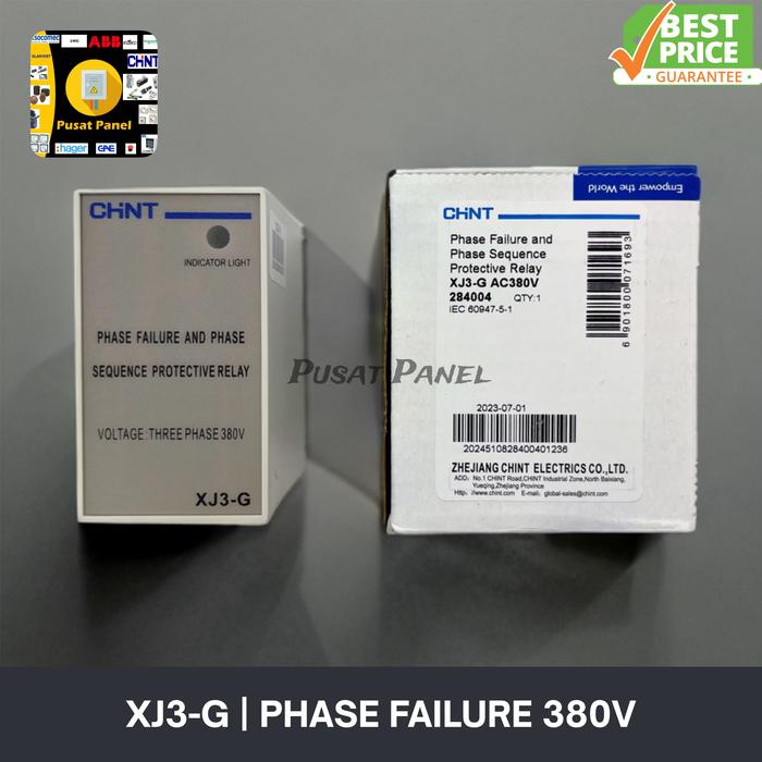 Jual Phase Relay / Phase Failure XJ3G CHINT XJ3-G - Kota Tangerang ...
