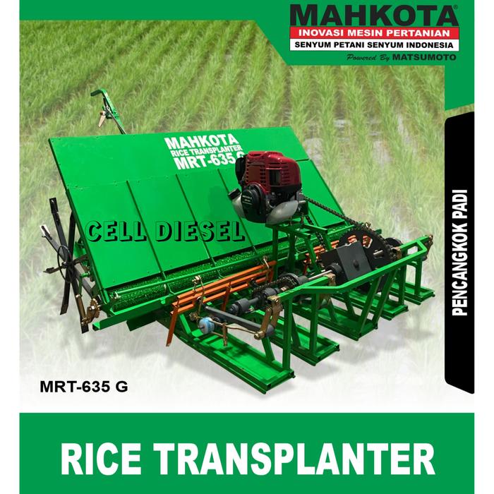 Jual MAHKOTA Mesin Tanam Padi / Rice Transplanter MRT-635 G - Kab ...