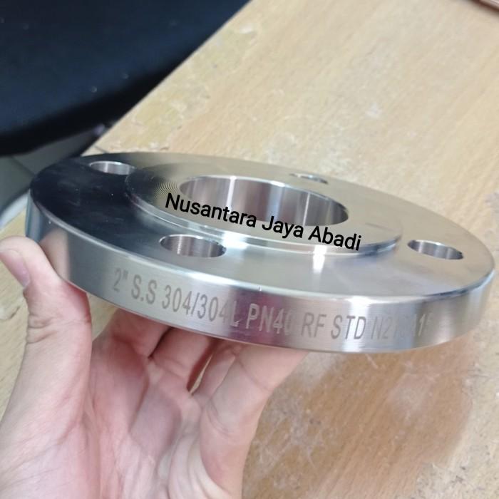 Jual Flange Stainless SUS 304 DIN PN 40 1 1/2 " inchi DN 40 SORF ...