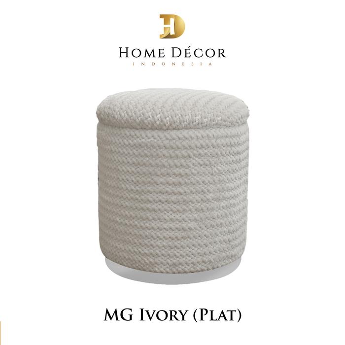 Jual Stool / Pouf /Puff/ Ottoman Multifungsi Kursi Rias Kursi Bulat ...