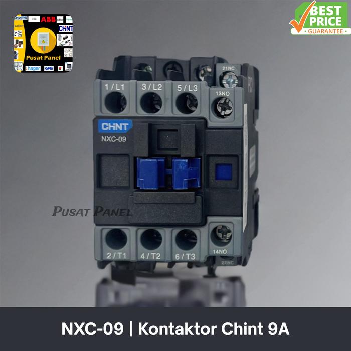 Jual Kontaktor Chint NXC - 09 4kW 3P 220V Contactor 1NO + 1NC - Jakarta ...