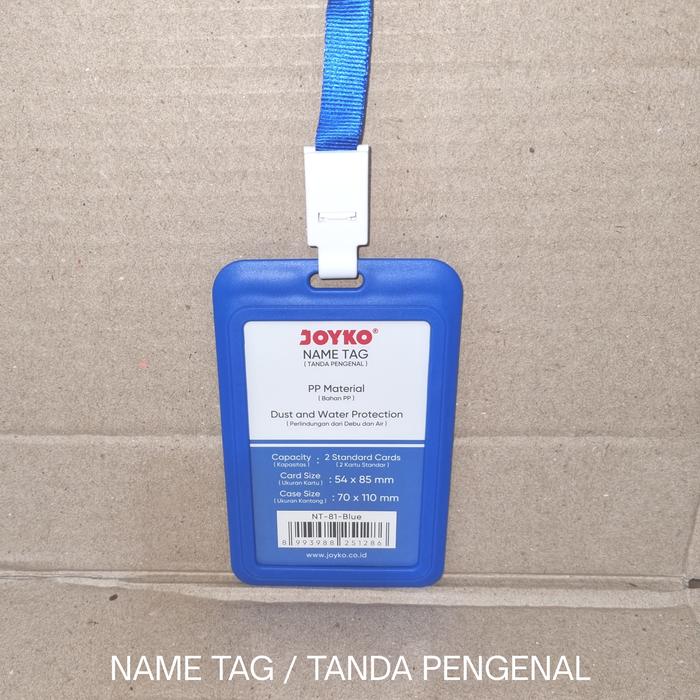 Jual Name Tag Holder / Gantungan Tanda Pengenal / ID Card Holder ...