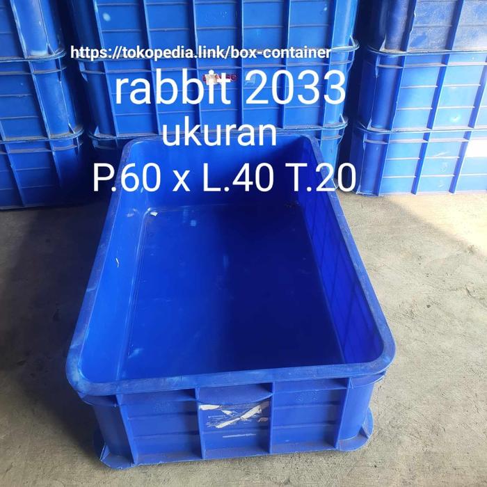 Jual box container rabbit 2033, bok industri, bok plastik, box ...