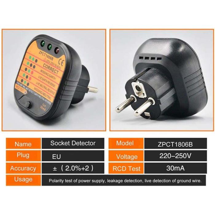 Jual Alat Detektor Tester Detector Pemeriksaan Tegangan Aliran Listrik ...