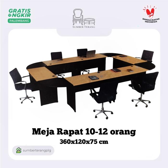 Jual Meja Rapat Oval 360 cm Meja Rapat Meeting Table Meja Kerja Meja ...
