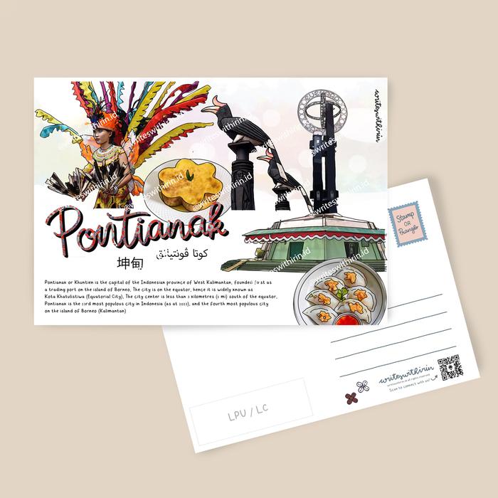 Jual (writeswithirin) Kartu Pos/ Postcard/ Poskad Kota Indonesia - Kota ...