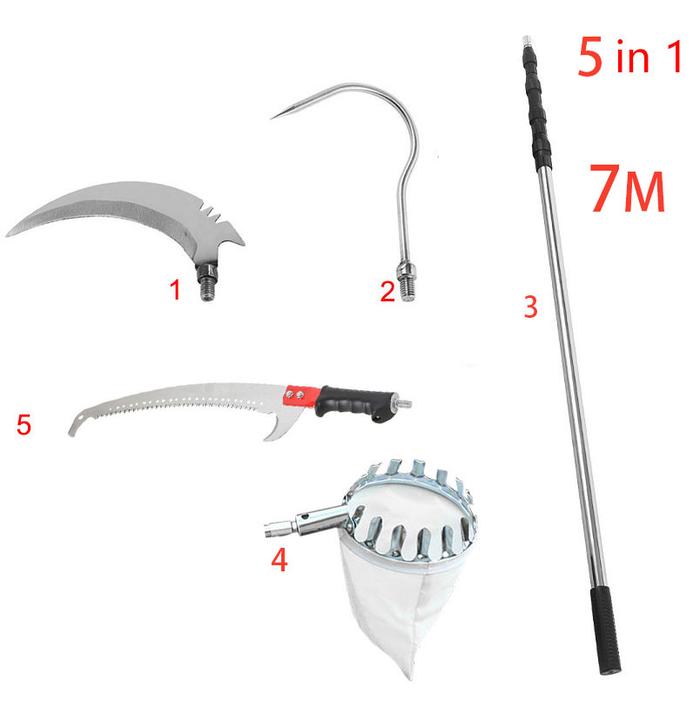 Jual 10M Tongkat Panjang Untuk Petik Buah metal fruit picker / Gergaji ...