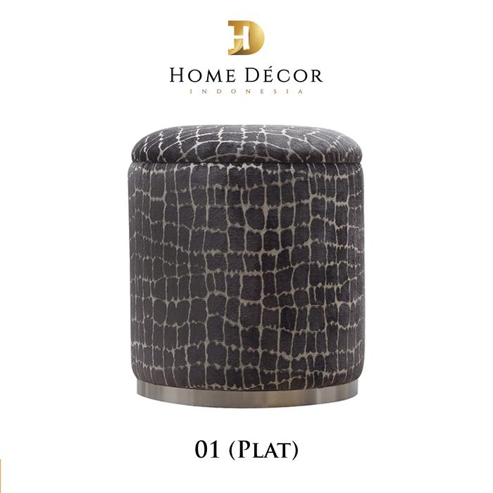 Jual Stool / Pouf /Puff/ Ottoman Multifungsi Kursi Rias Kursi Bulat ...