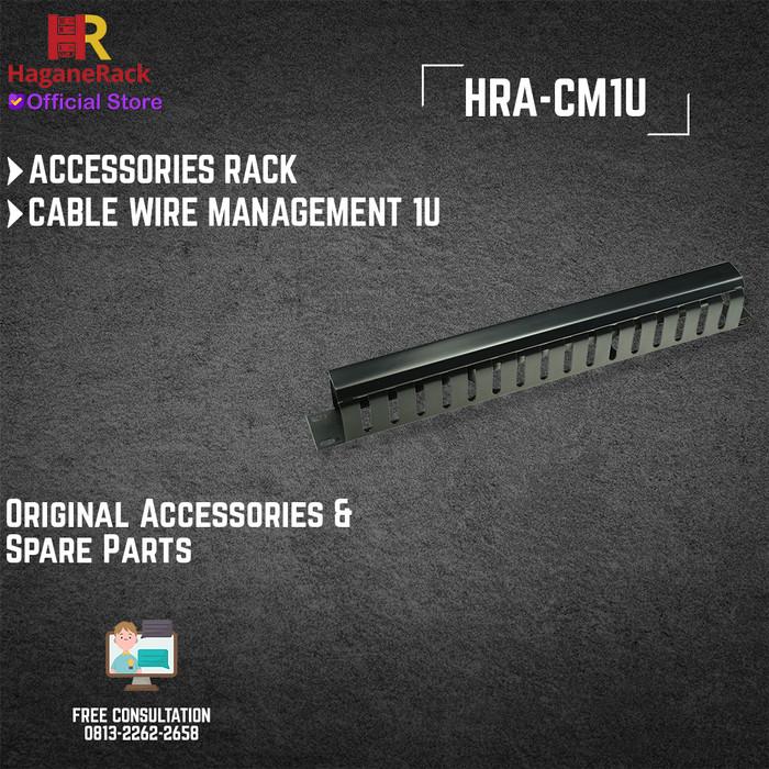Jual HaganeRack - Wire Management 1U / Wiring Management 1U 19" HRA ...