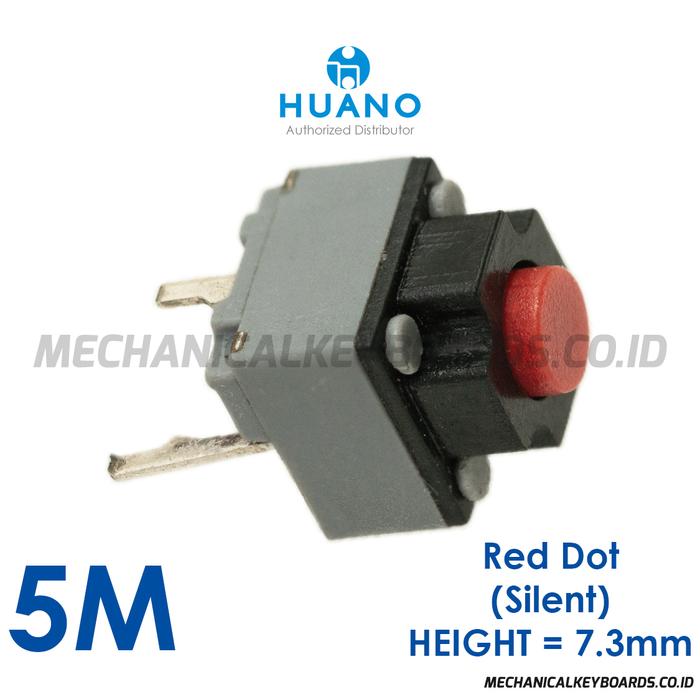 Jual Huano Silent Mouse Micro Switch (Red - 7.3mm) - Kota Semarang ...