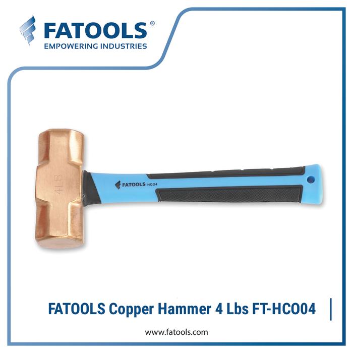 Jual FATOOLS HCO04 COPPER HAMMER 4 LBS 2 KG Palu Tembaga - Jakarta ...