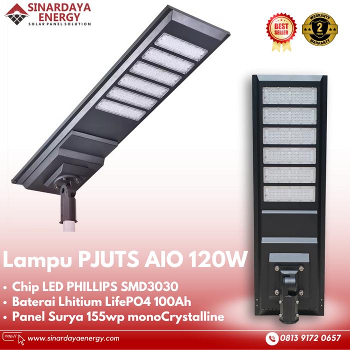 Jual PJU Solar Panel 120 watt All In One Solari - Kota Surabaya - Sinar ...