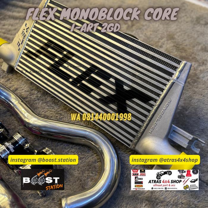 Jual FLEX intercooler premium MONOBLOCK series core pipa iart 2gd ...