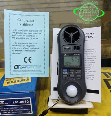 Jual Lutron LM-8010 pengukur kecepatan angin, suhu, kelembaban dan ...
