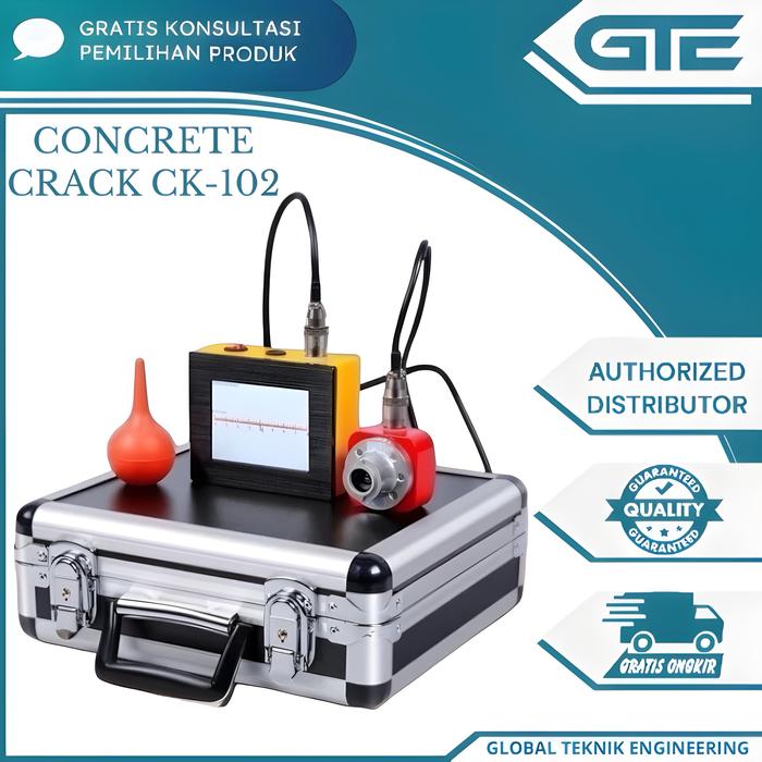 Jual crack detector beton alat ukur kedalaman Retak Beton & Lebar ...