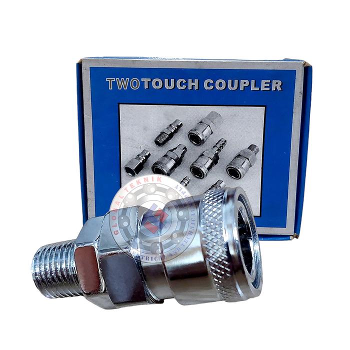 Jual tekiro quick coupler two touch sm 20 (1/4") - AAT SM-20 - Kab ...