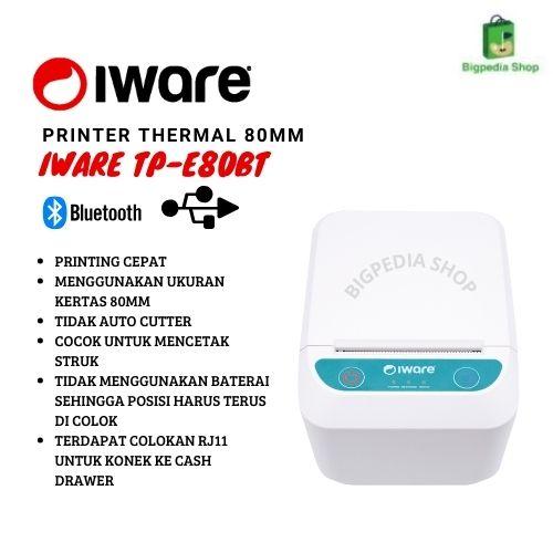 Jual Printer Thermal 80mm Iware TP-E80BT Bluetooth & USB - Kota ...