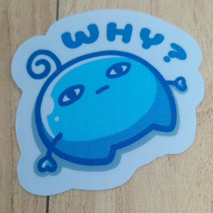 Jual Glitter Sticker Kokoba Blob Stiker Maskot Karakter - Why ...
