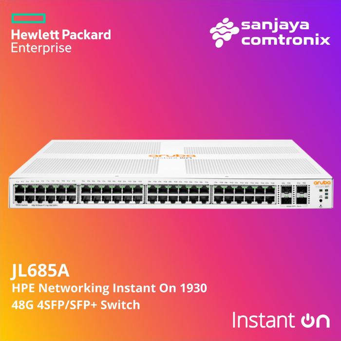 Jual HPE JL685A Aruba Instant On 1930 48G 4SFP/SFP+ Switch - Jakarta ...