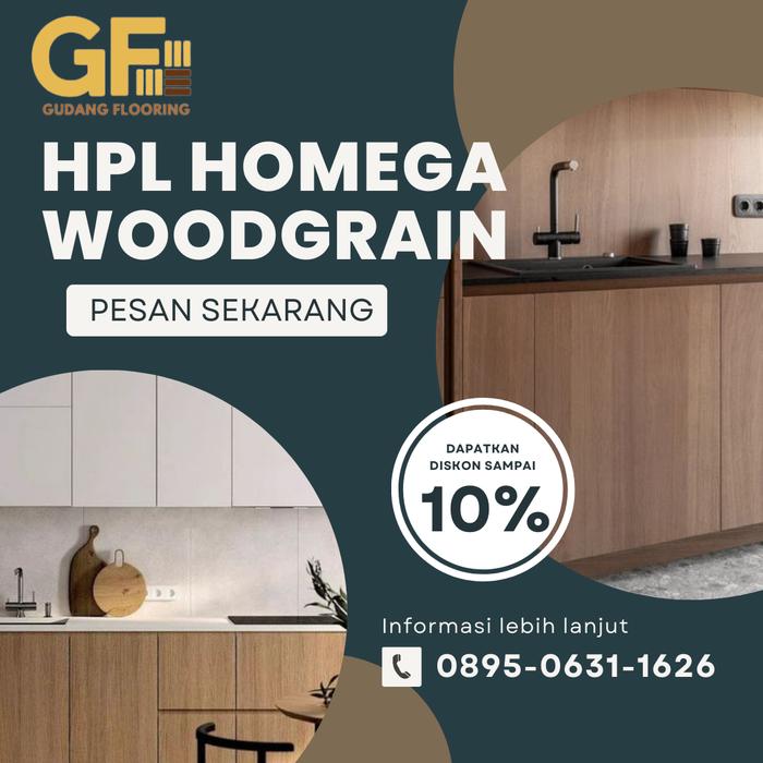 Jual HPL Homega Woodgrain Series Pelapis meja Furniture HPL kayu ...