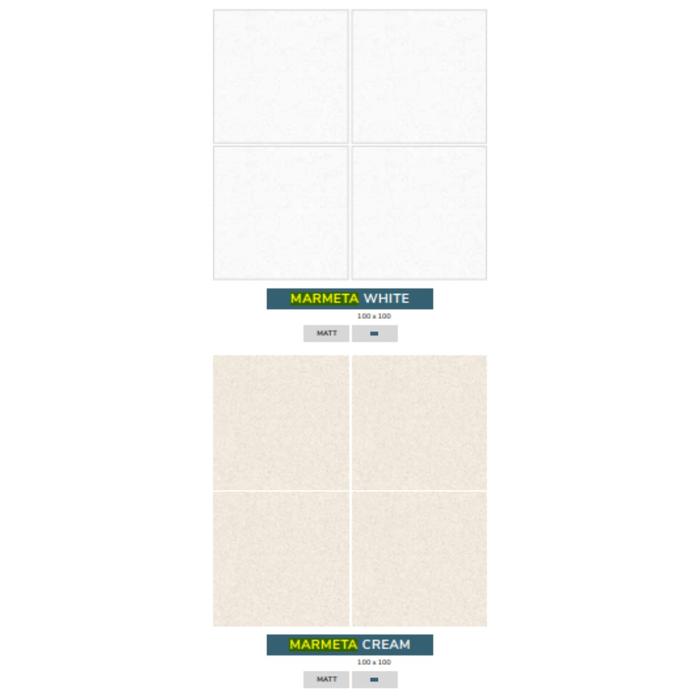 Jual GRANIT BIGSLAB MERK TITANIUM UK 100X100 TIPE MARMETA WHITE DAN ...