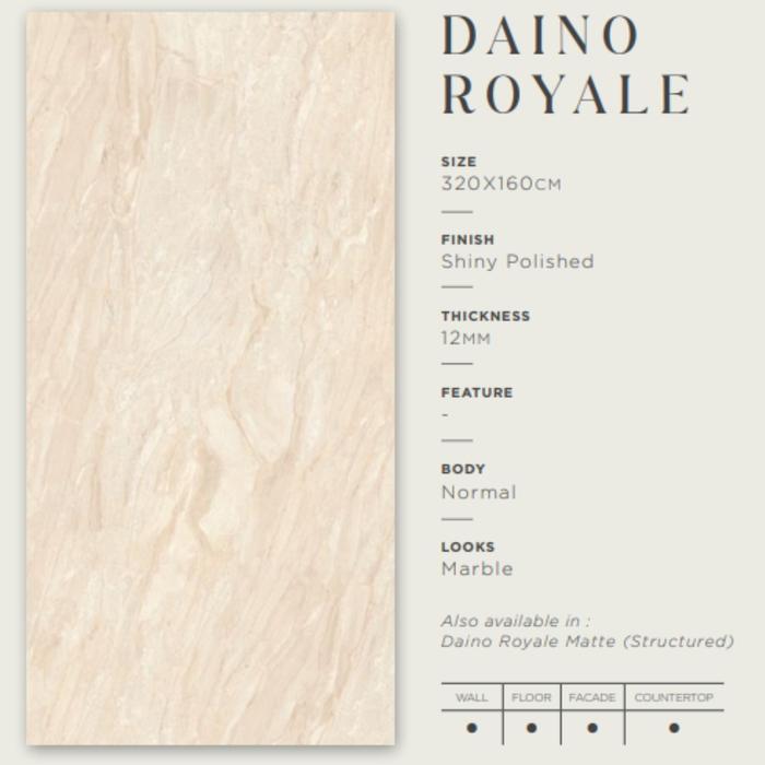 Jual GRANIT BIGSLAB MERK QUADRA UK 320X160 TIPE DAINO ROYALE UNTUK ...