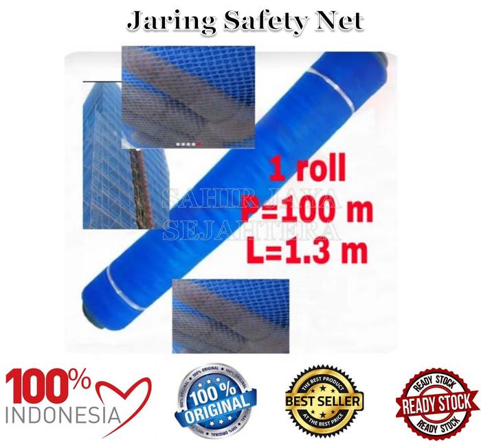 Promo Jaring Safety Net Proyek Jaring Pengaman Polynet Proyek Polinet Biru Harga 1 Roll Panjang ...