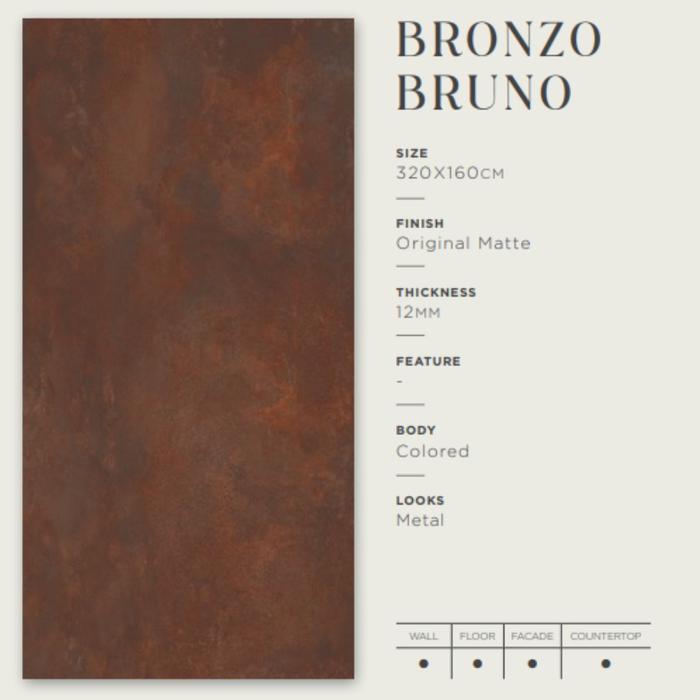 Jual GRANIT BIGSLAB MERK QUADRA UK 320X160CM TIPE BRONZO BRUNO UNTUK ...