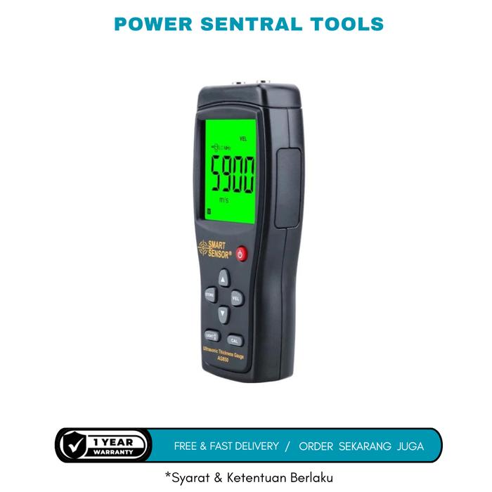 Jual Smart Sensor AS850 Meter Tester Ketebalan Ultrasonic Thickness ...