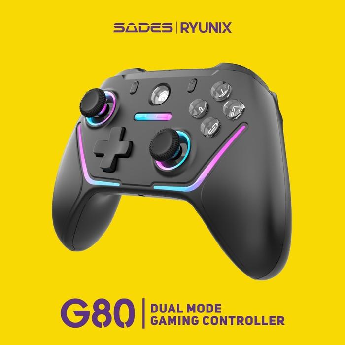 Jual Sades Ryunix G80 Gamepad Hall Effect Dual Mode Trigger Switch Gaming Controller With ...
