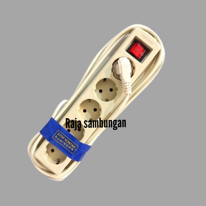 Jual Stop Kontak Kabel Steker 5 Lubang x 3 Meter Terminal Colokan ...
