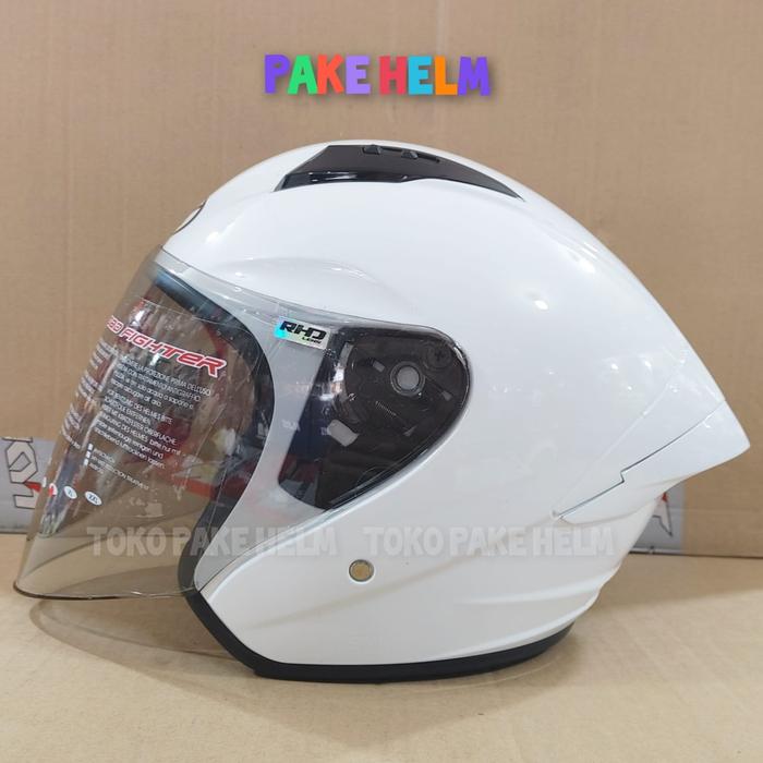 Promo HELM NHK N1 MAX SOLID HALF FACE ORIGINAL 100% - Putih, L ...