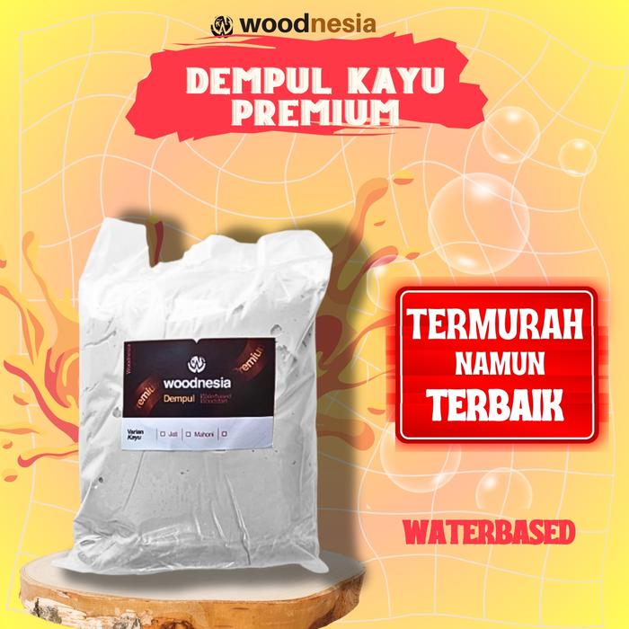 Promo Dempul Plamir Putih Woodnesia Kayu 1kg Water-Based Premium Wood ...