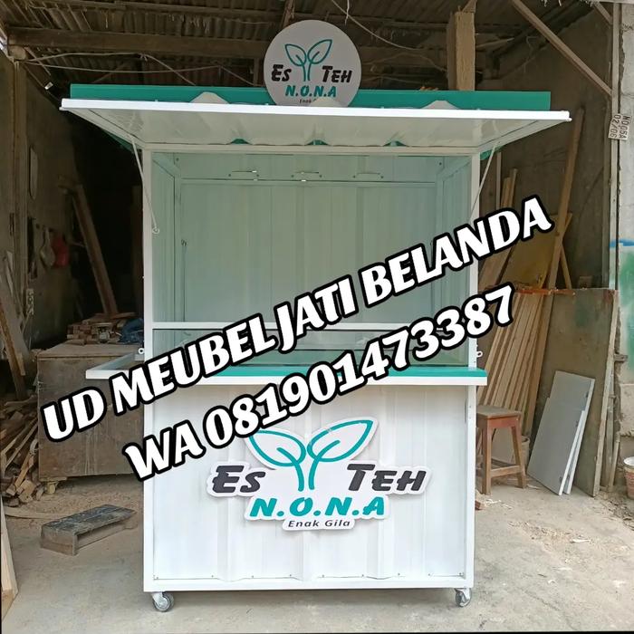 Jual gerobak ice gerobak bazar gerobak event booth pameran booth jualan ...