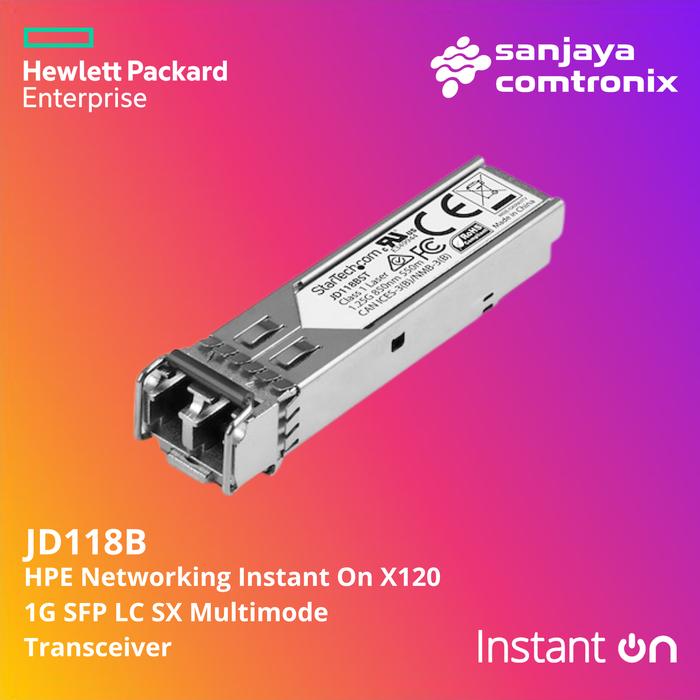 Jual HPE Networking Instant On JD118A / JD118B X120 1G SFP LC SX ...