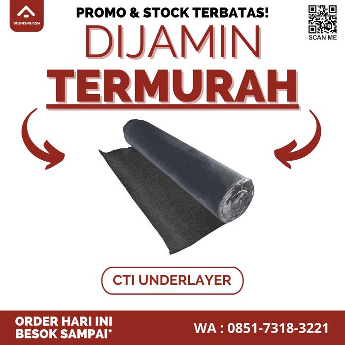 Jual Underlayer Undermaster Atap Aspal Bitumen CTI UDM Pelindung ...