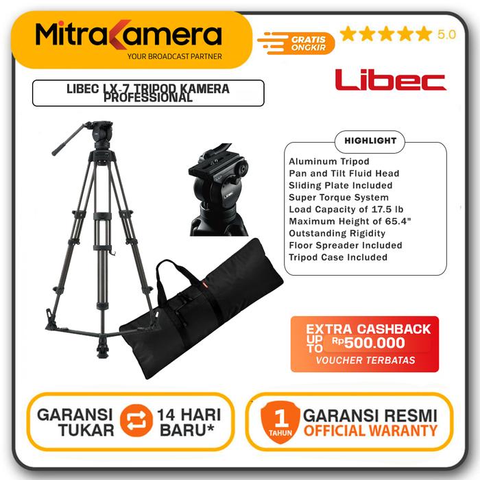 Promo Libec LX-7 Tripod Kamera Professional Cicil 0% 3x - Jakarta Selatan - Mitrakamera | Tokopedia