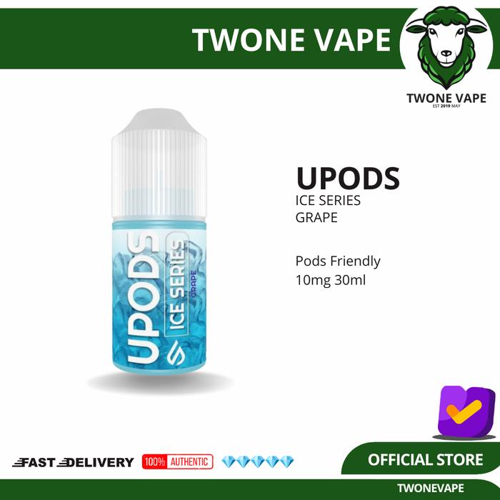Jual Liquid Upods Pods Friendly Ice Grape 30ML By Upods X IJC - Jakarta ...