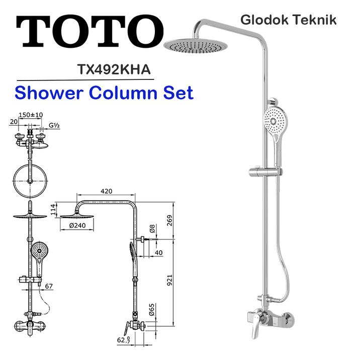 Jual Toto Shower Column complete set TX492KHA - Jakarta Barat - Glodok Teknik Supplier | Tokopedia