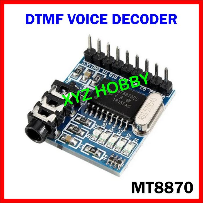 Jual MT8870 MT 8870 DTMF Voice Sound Phone Decoder Module Board Perekam Suara Modul MT8870DS ...